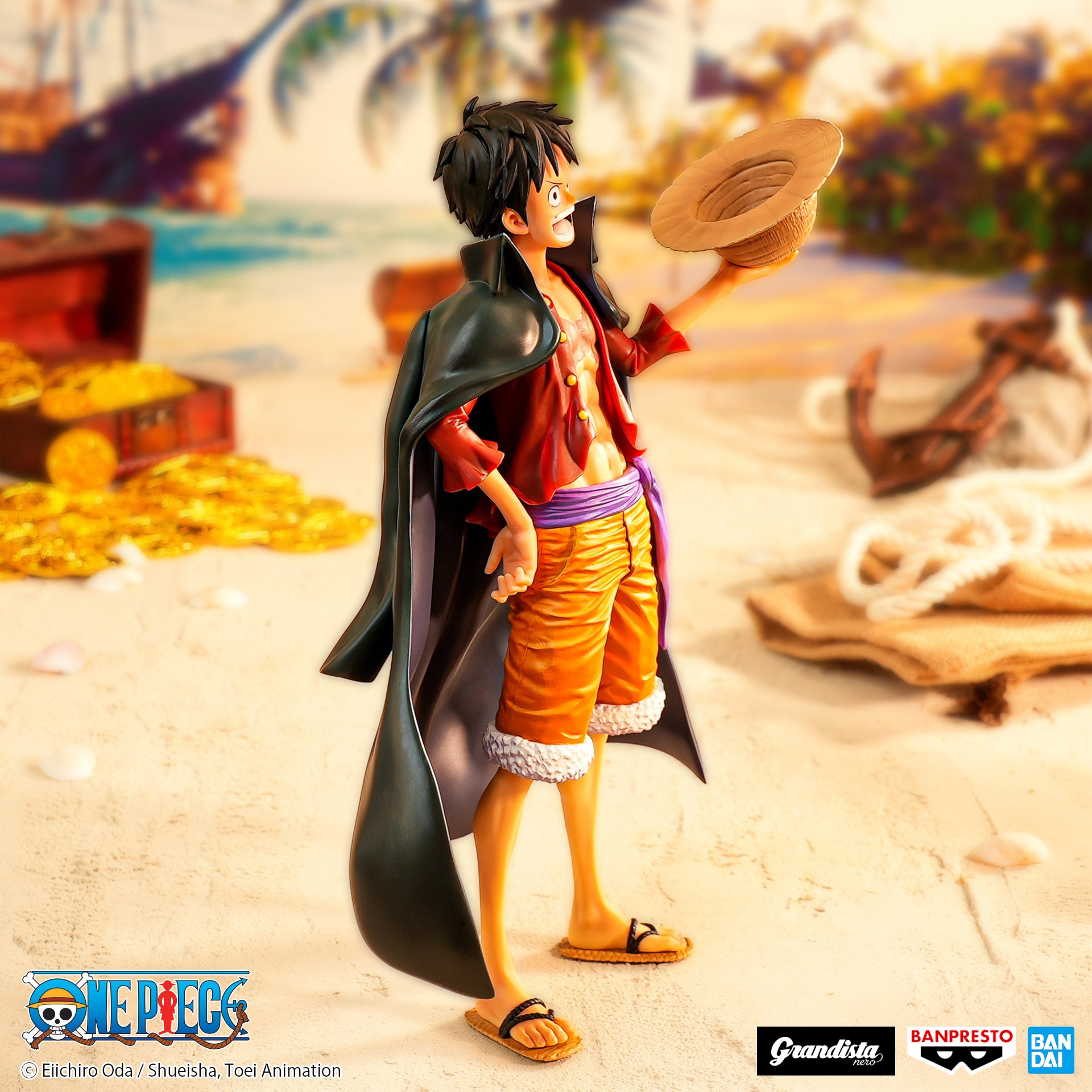 One Piece - Monkey D. Luffy #2 Grandista Nero Figure | Crunchyroll store
