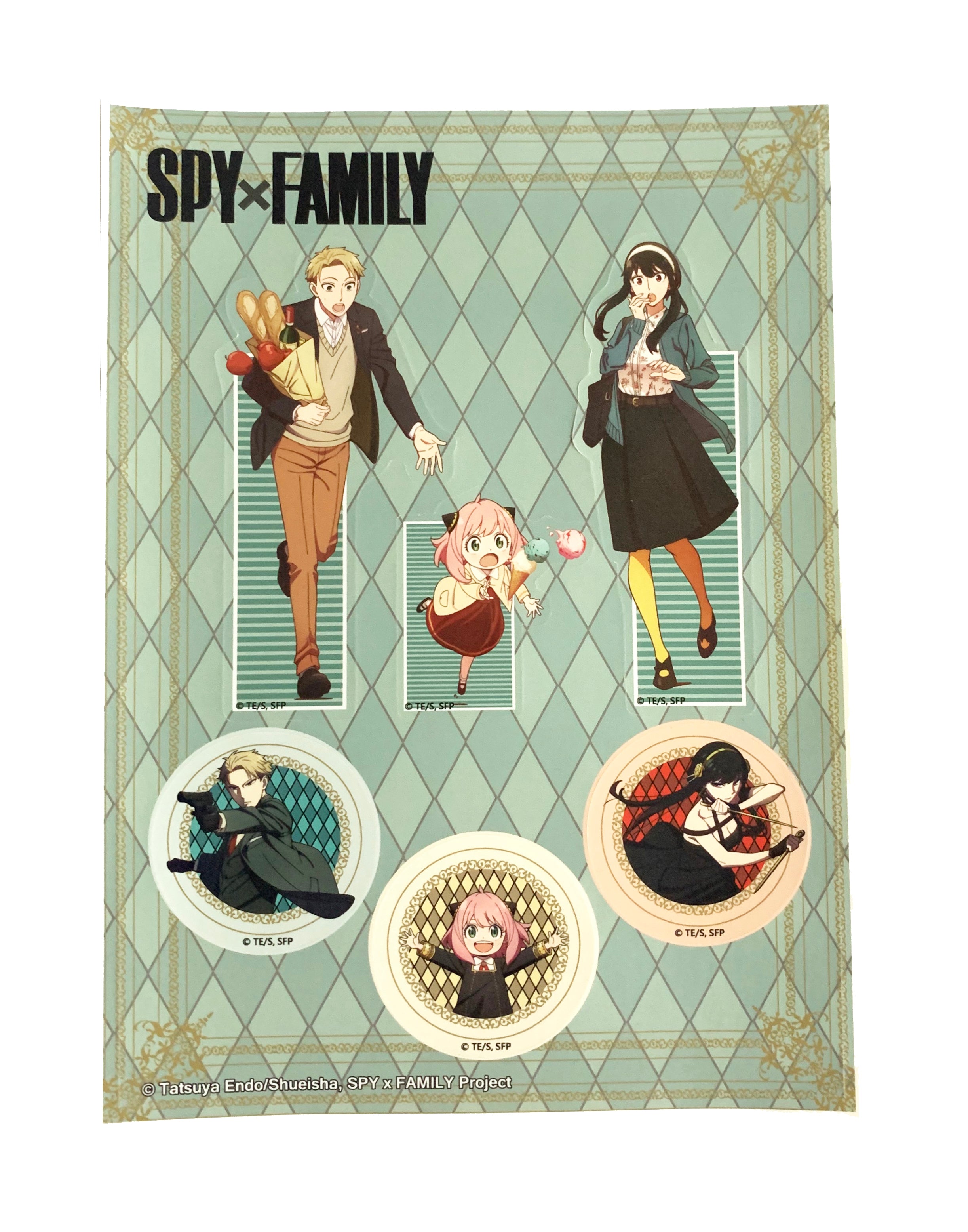 Spy x Family - Character Sticker Set | Crunchyroll store