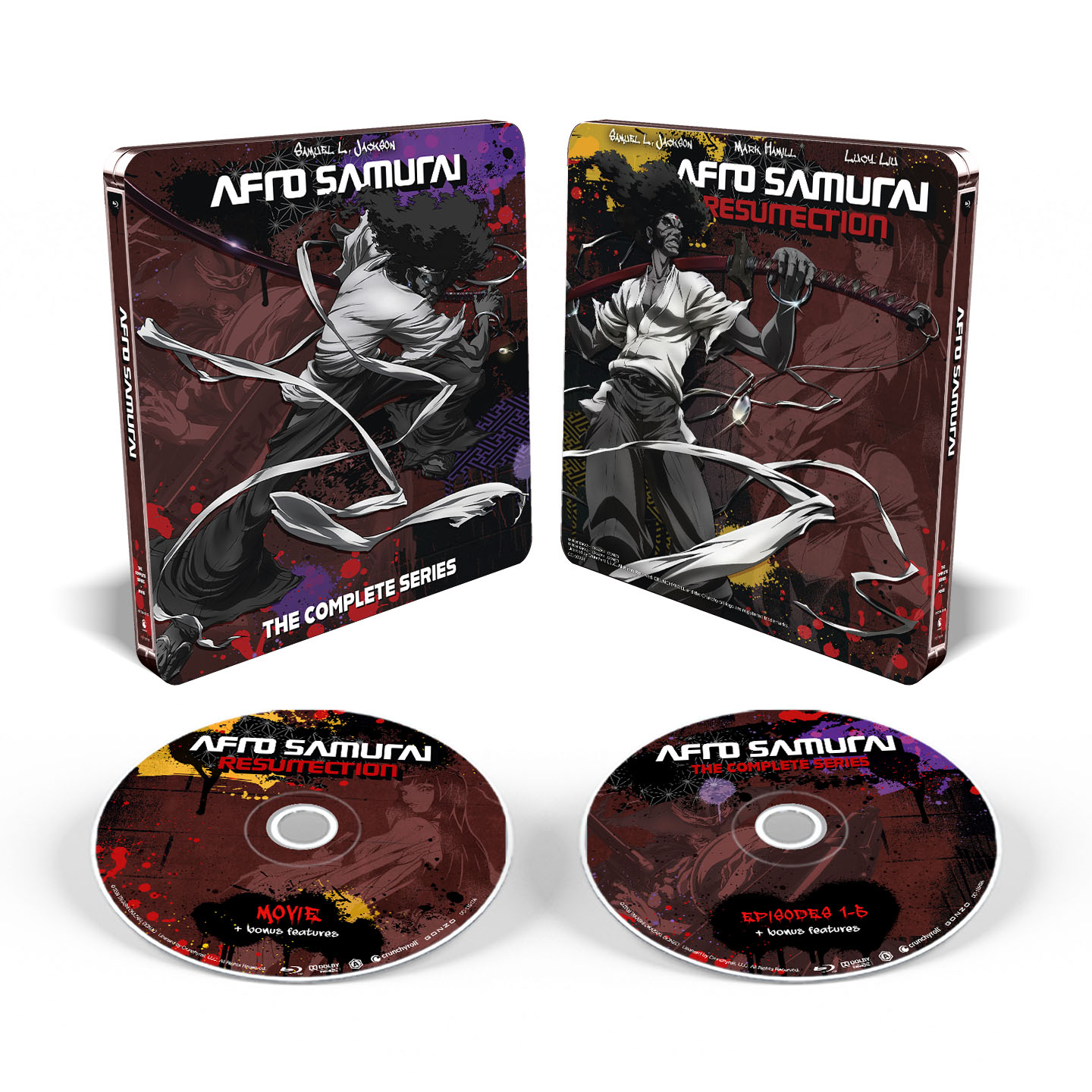 Afro Samurai - The Complete Series + Resurrection Movie - Blu-ray ...