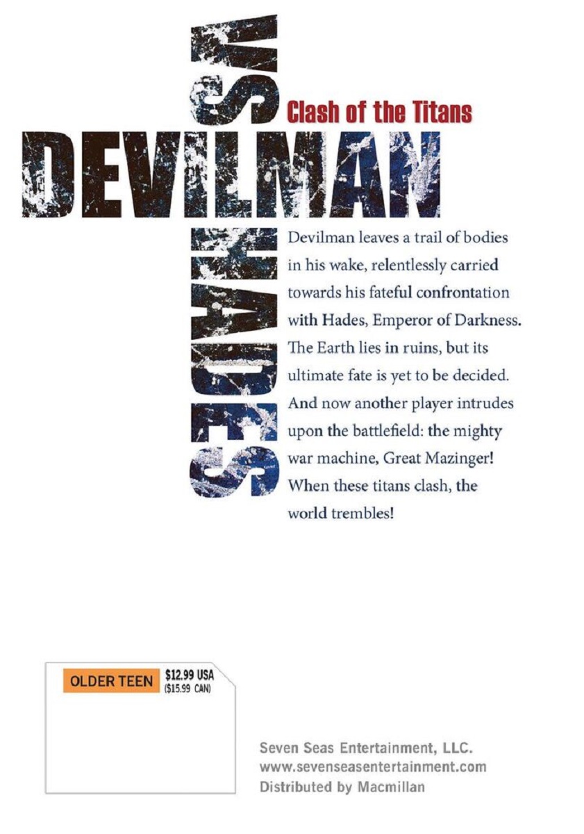 Devilman vs Hades Manga Volume 2 | Crunchyroll Store