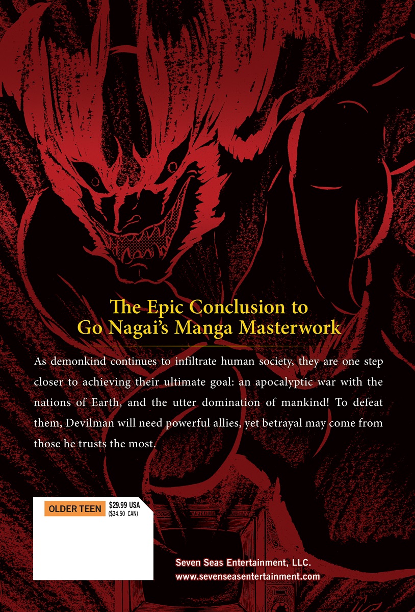 Devilman The Classic Collection Manga Volume 2 (Hardcover ...