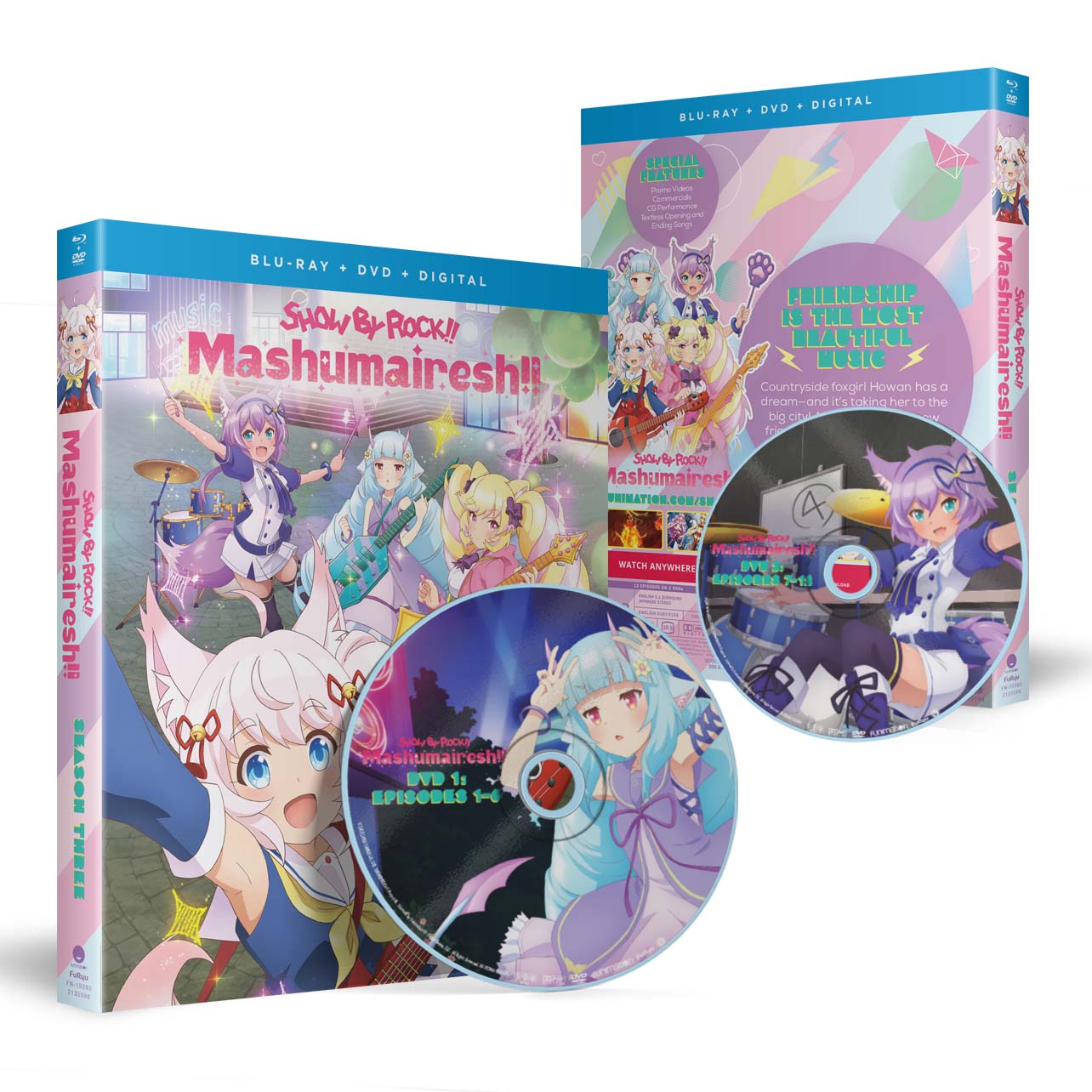 Show By Rock!! Mashumairesh!! - The Complete Series - Blu-ray + DVD ...