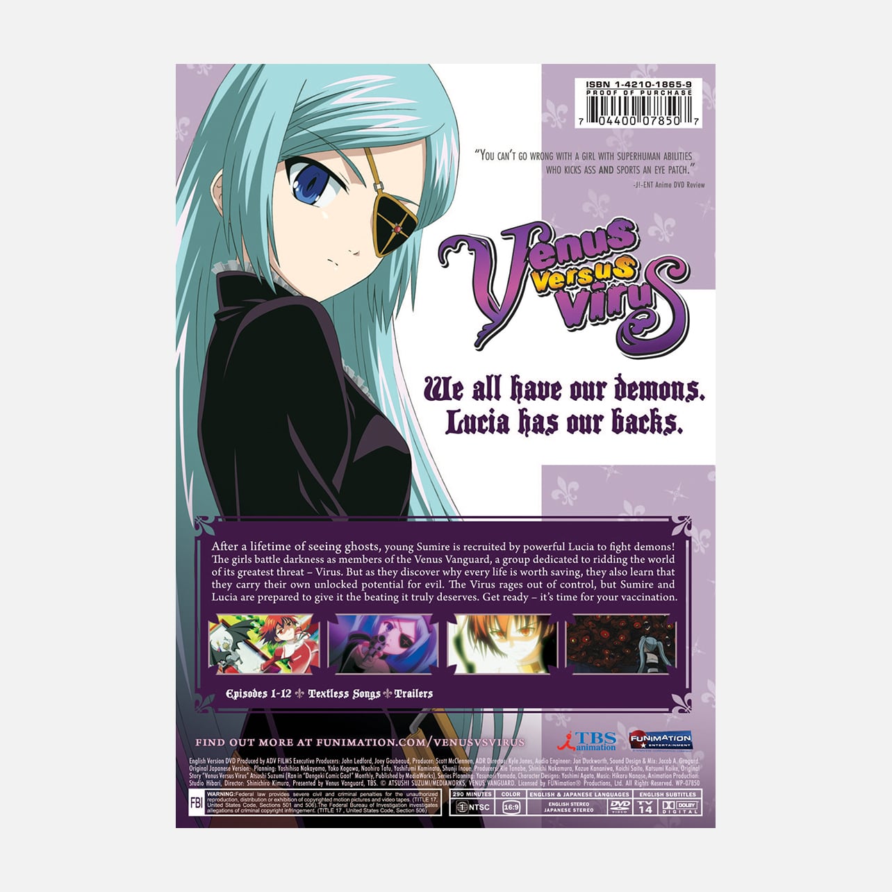 Venus Versus Virus - The Complete Series - Box Set - DVD | Crunchyroll ...