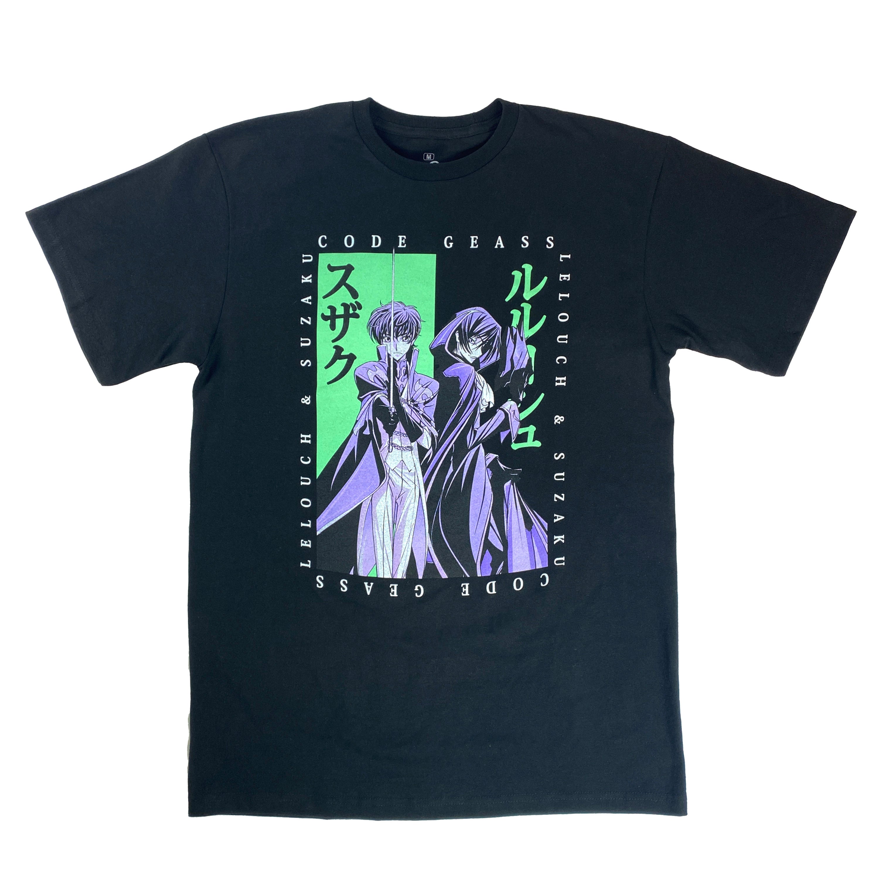 Code Geass - Lelouch Suzaku Split T-Shirt | Crunchyroll store