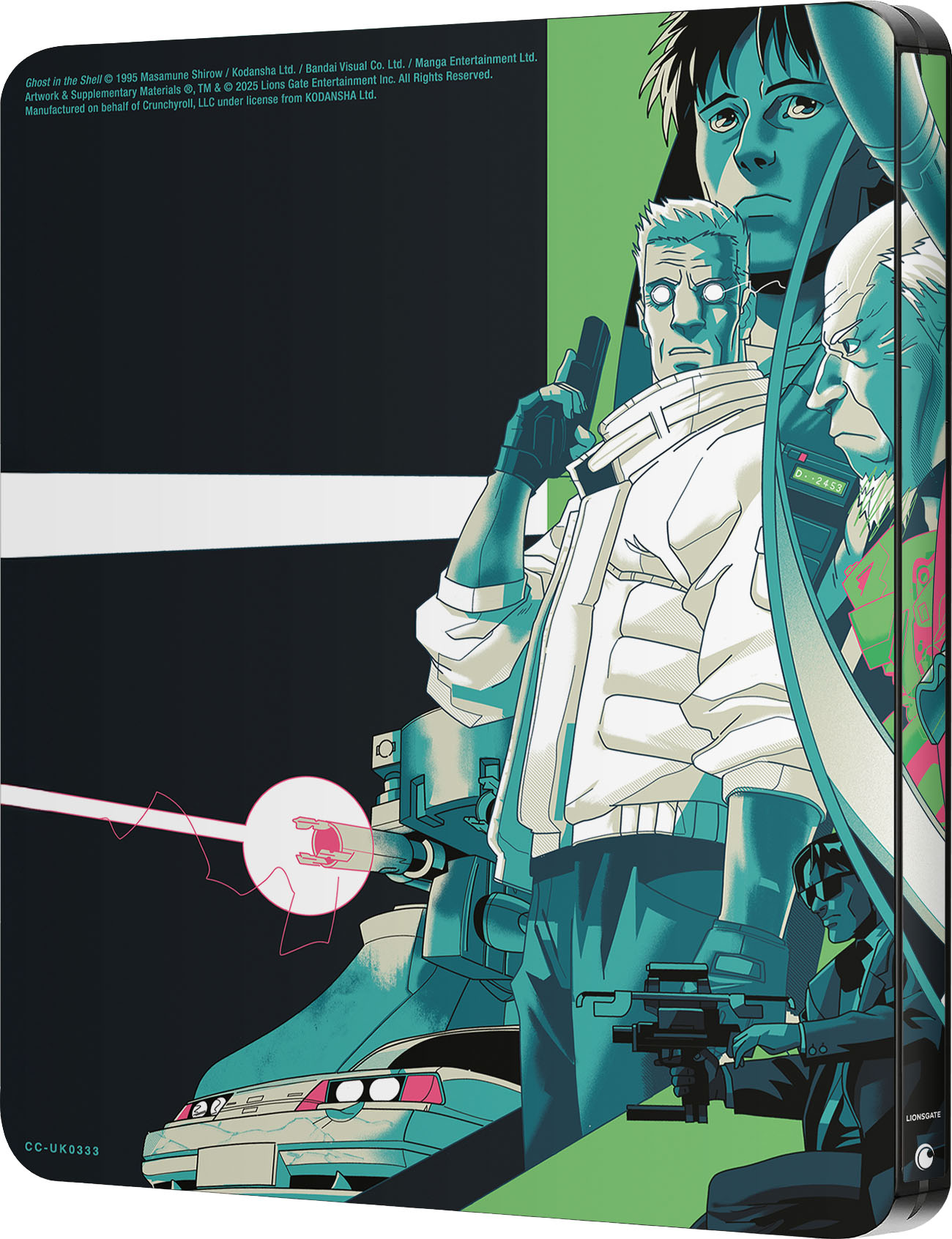 Ghost in the Shell (30th Anniversary Edition) 4K Steelbook (Green O ...