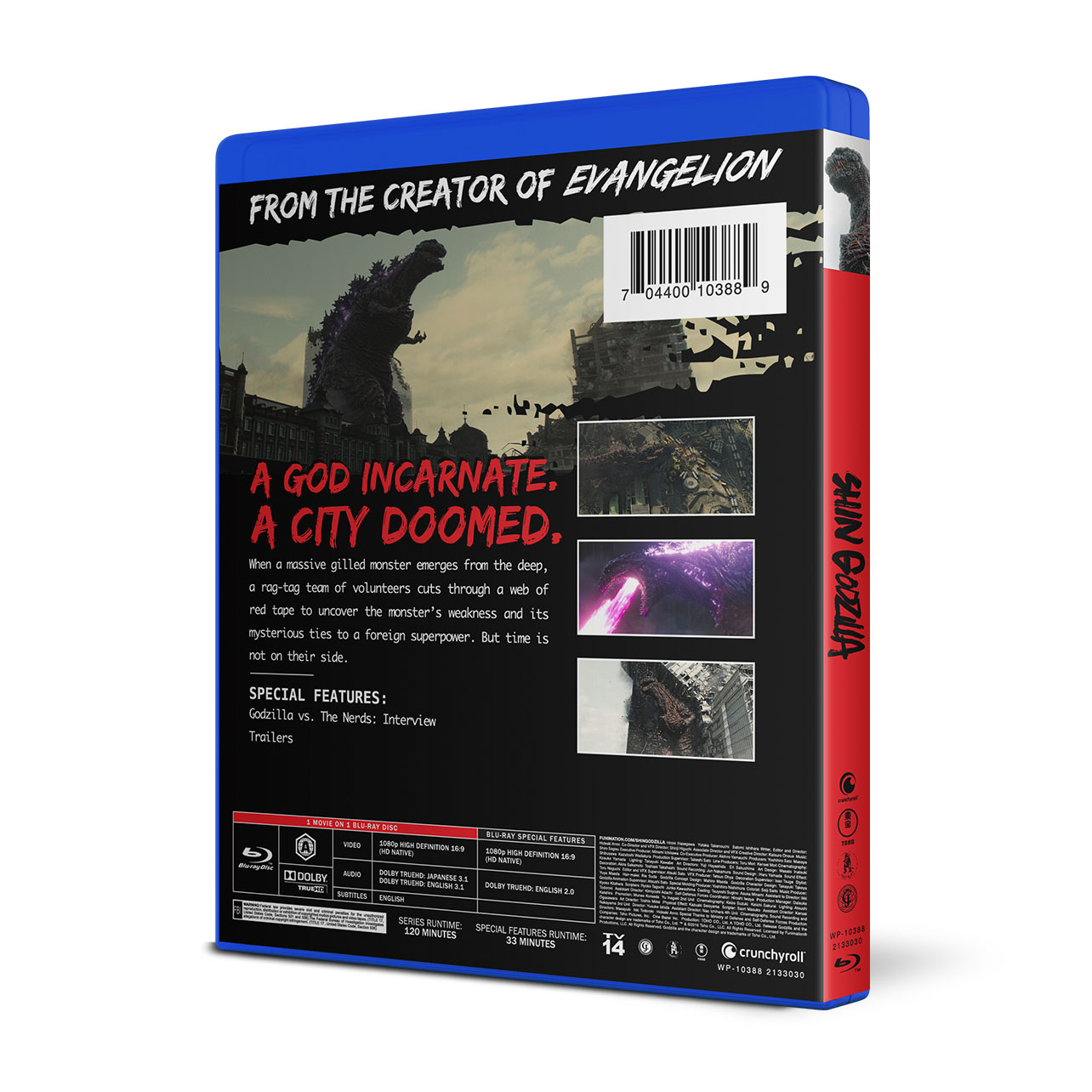 Shin Godzilla - Movie - Blu-ray | Crunchyroll Store