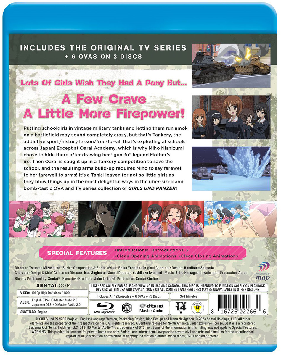 Girls und Panzer TV + OVAs Collection Blu-ray | Crunchyroll Store