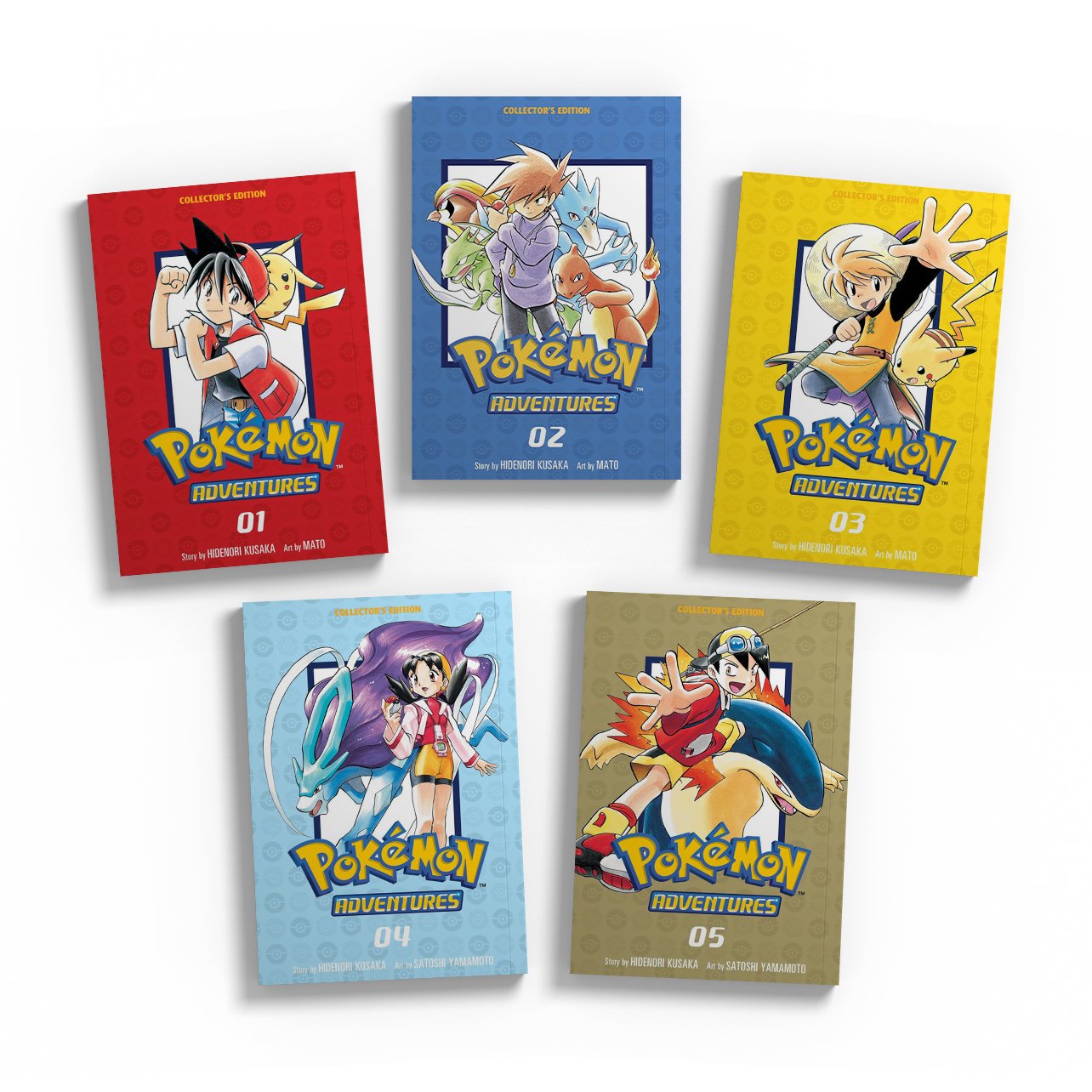 Pokemon Adventures Collector's Edition Manga (1-5) Bundle | Crunchyroll ...