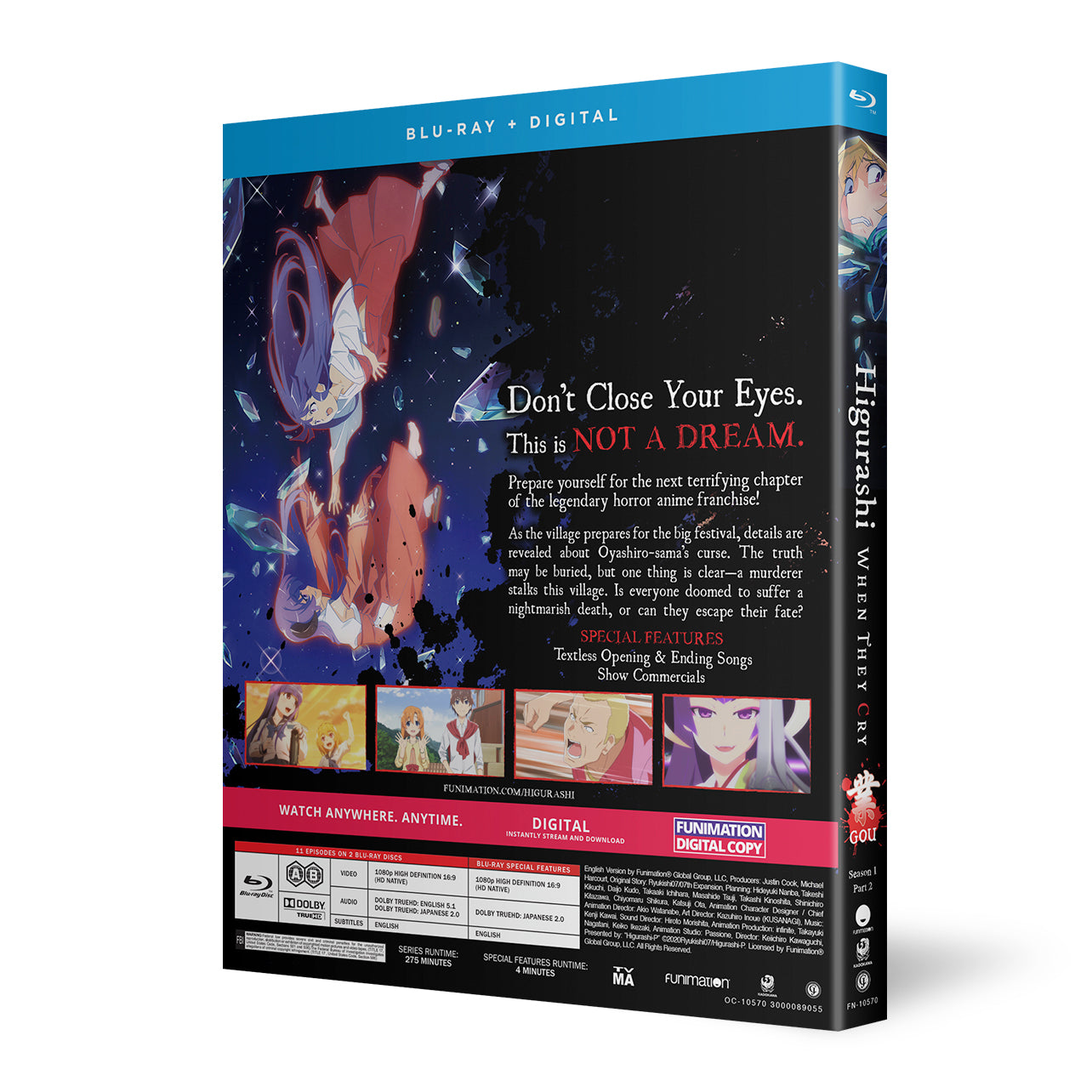 Higurashi: When They Cry - GOU - Season 1 Part 2 - Blu-ray ...