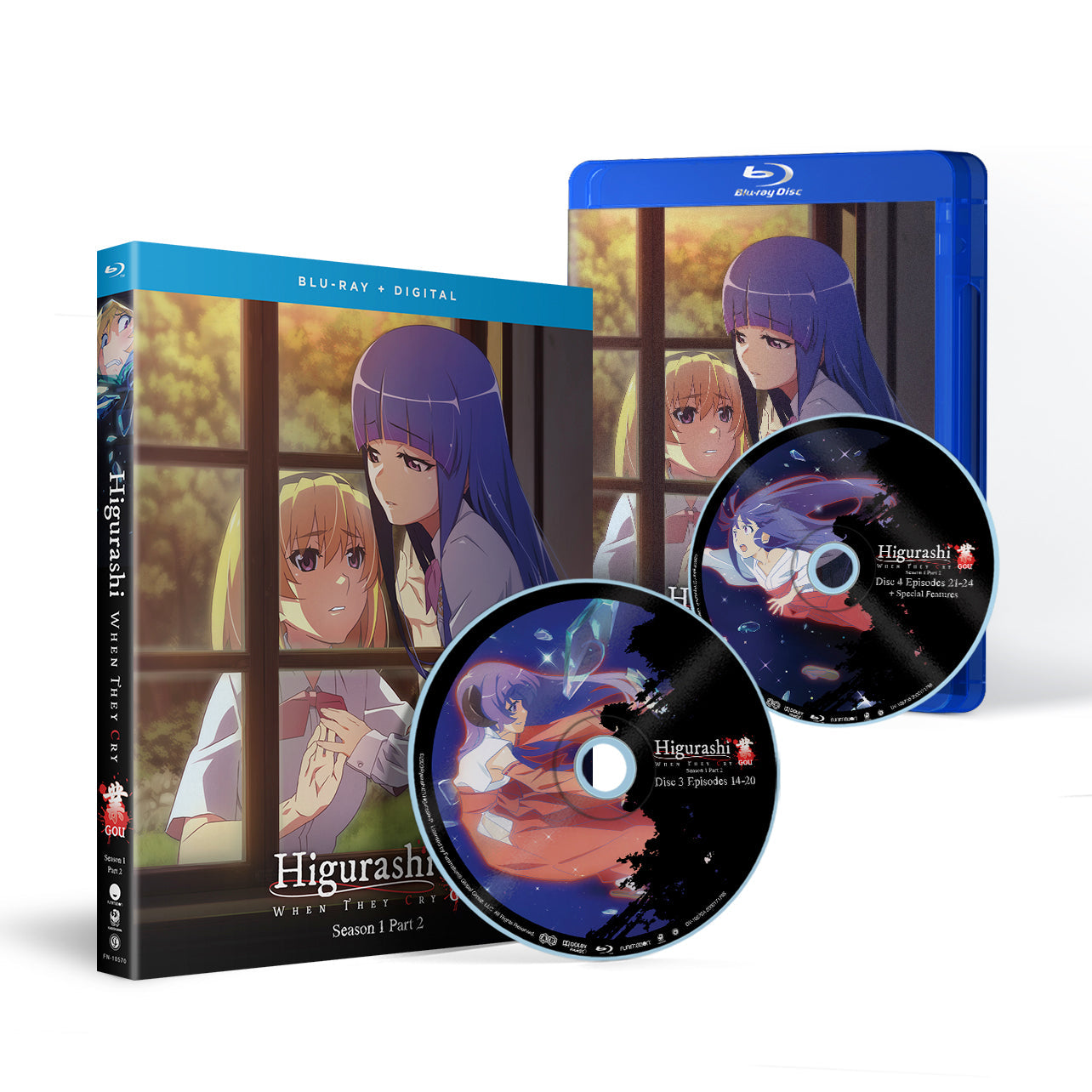Higurashi: When They Cry - GOU - Season 1 Part 2 - Blu-ray ...