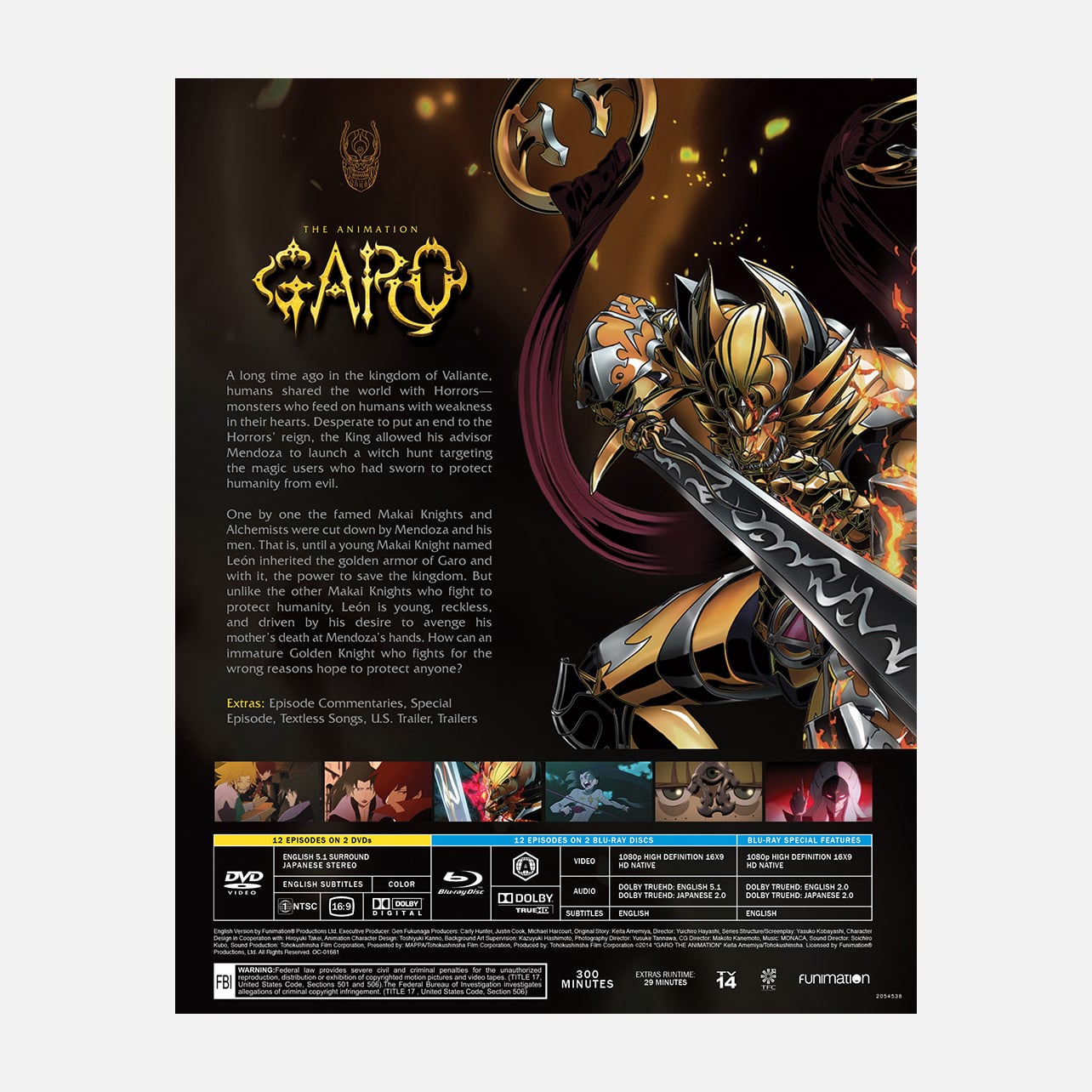 Garo The Animation - Season 1 Part 1 - Blu-ray + DVD | Crunchyroll store