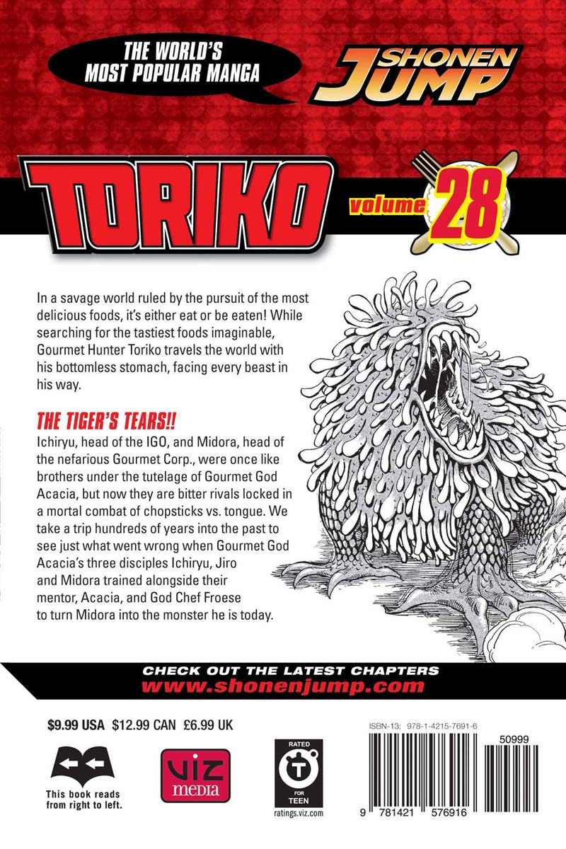 Toriko Manga Volume 28 | Crunchyroll Store