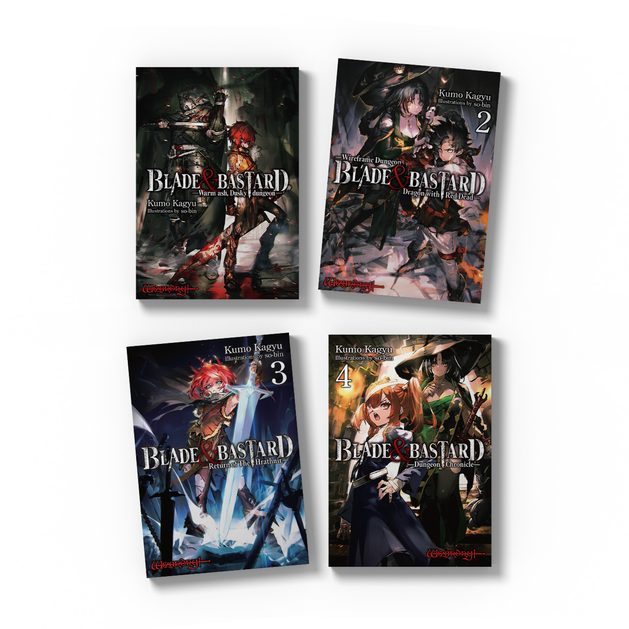 Blade & Bastard Novel Hardcover (1-4) Bundle | Crunchyroll Store