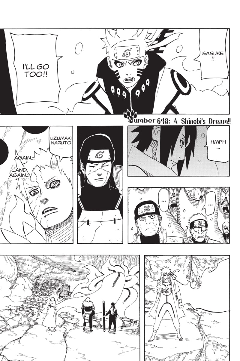 Naruto Vs Sasuke Manga Chapter