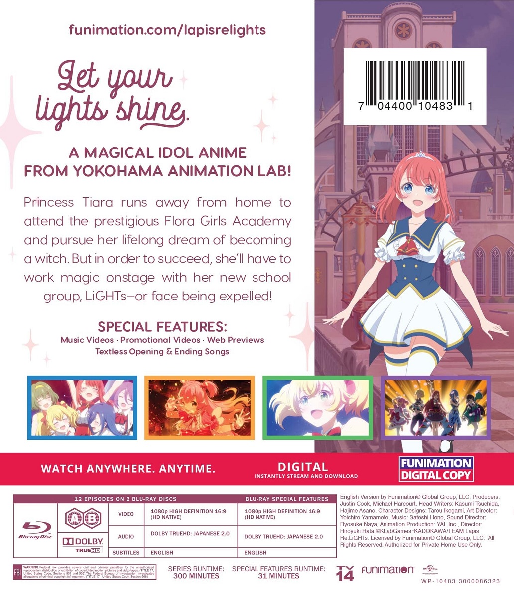 Lapis Re:LiGHTs - The Complete Season - Blu-ray | Crunchyroll Store