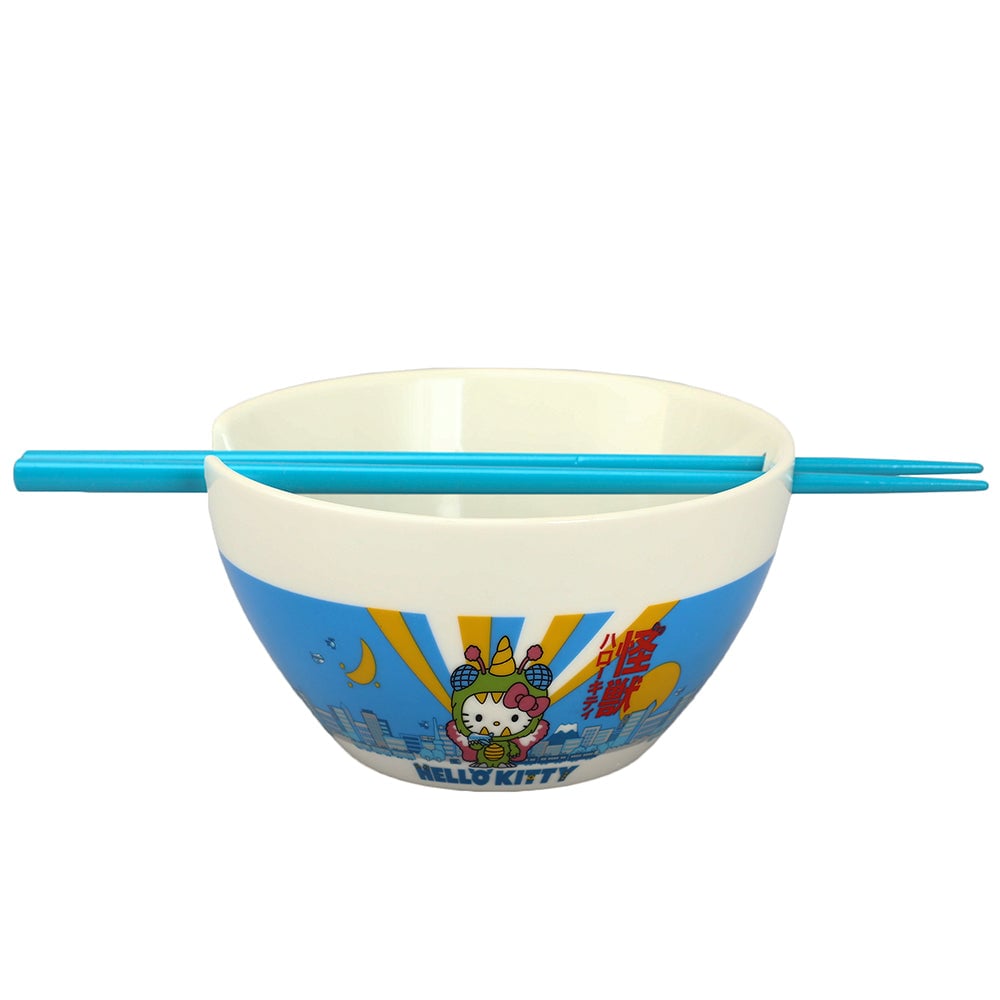 Sanrio - Hello Kitty Kaiju Ramen Bowl With Chopsticks | Crunchyroll store