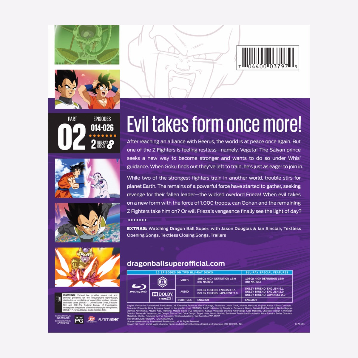 Dragon Ball Super - Part 2 - Blu-ray | Crunchyroll store