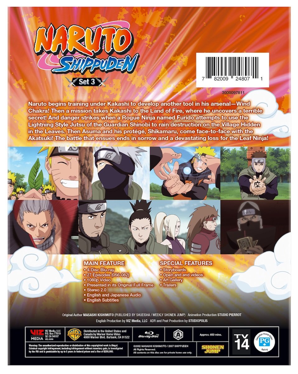 Naruto Shippuden - Set 3 - Blu-ray | Crunchyroll Store