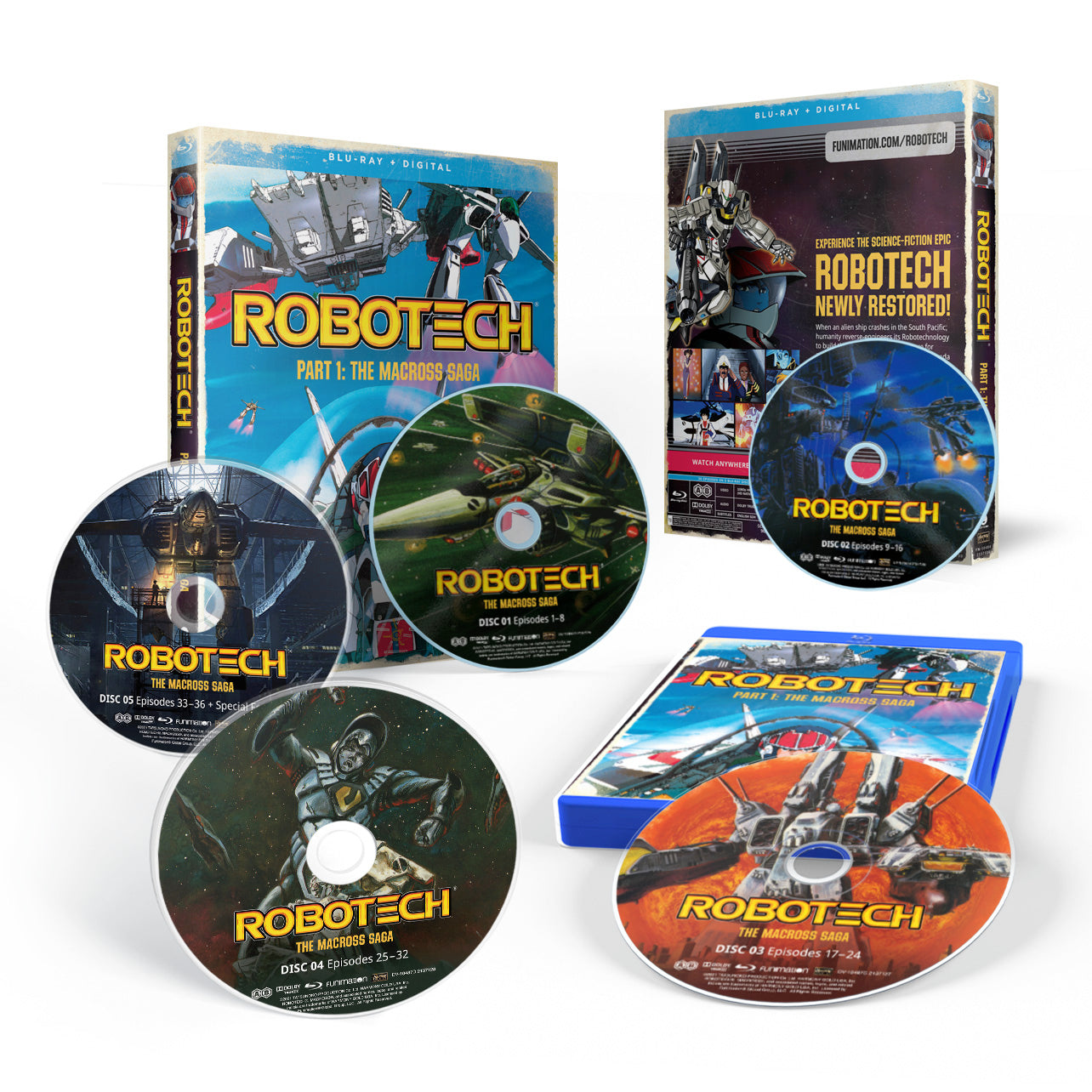 Robotech - Part 1 (The Macross Saga) - Blu-ray | Crunchyroll store